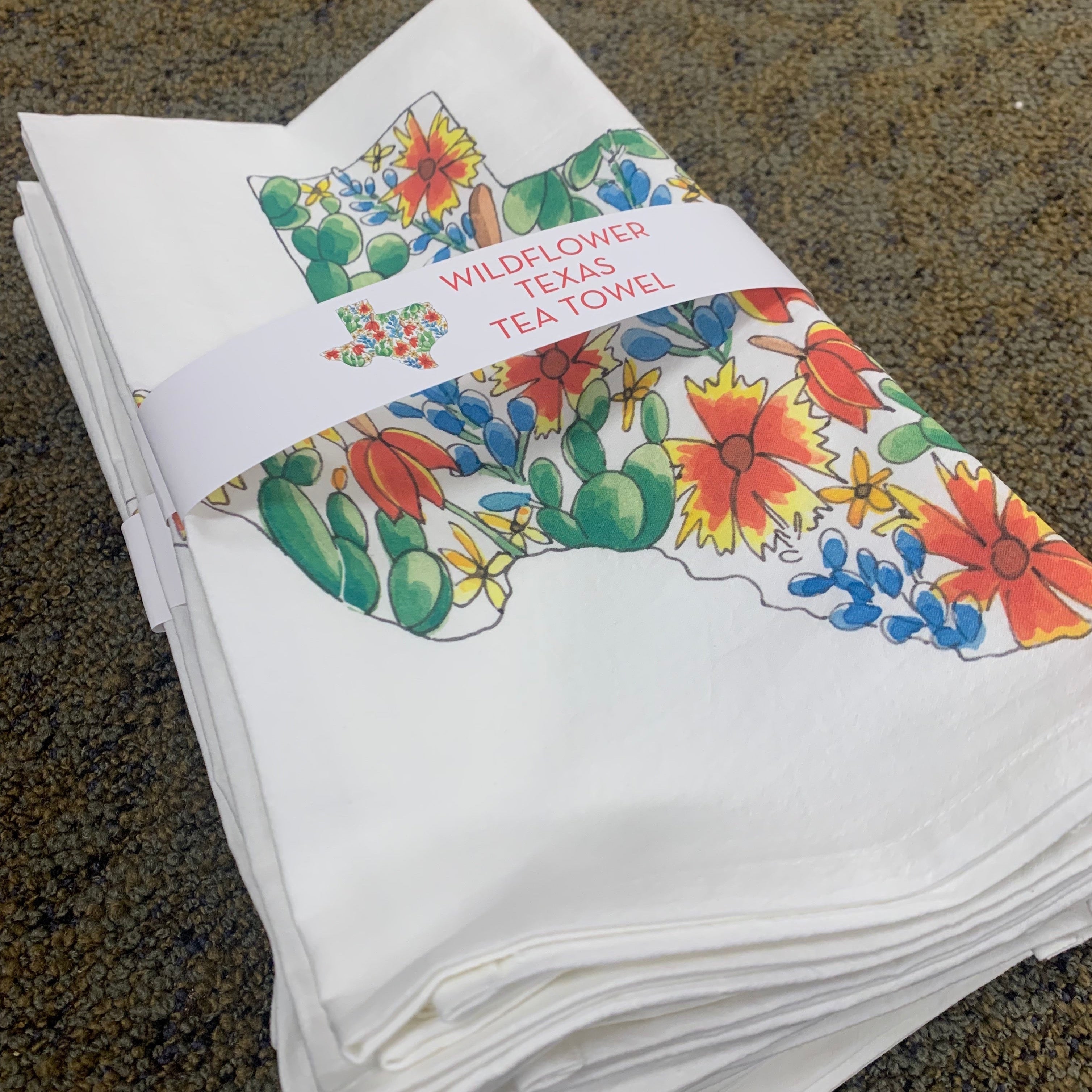 Texas Wildflowers Tea Towel – Flower and Vine