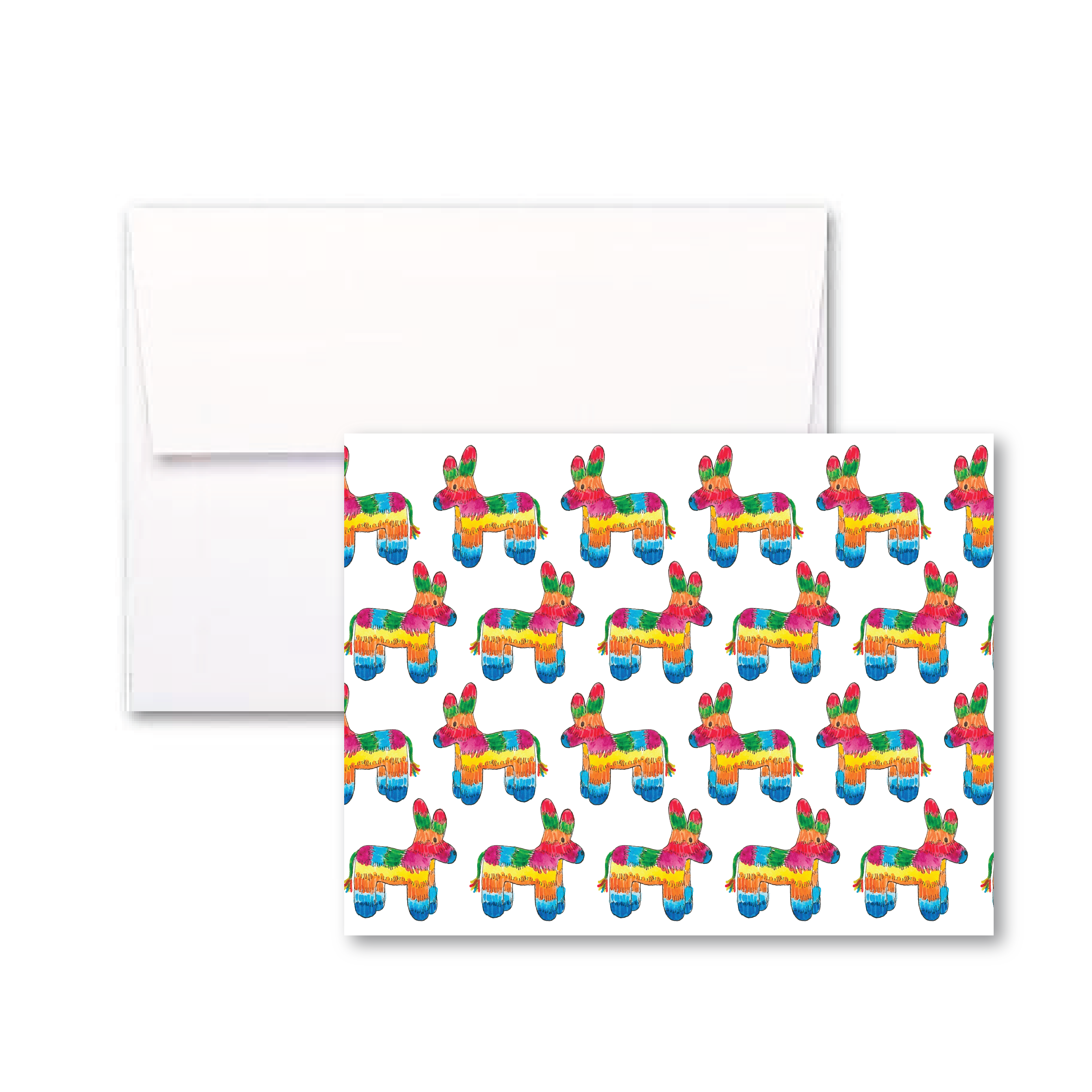 Pinata Pattern Notecard – Flower and Vine