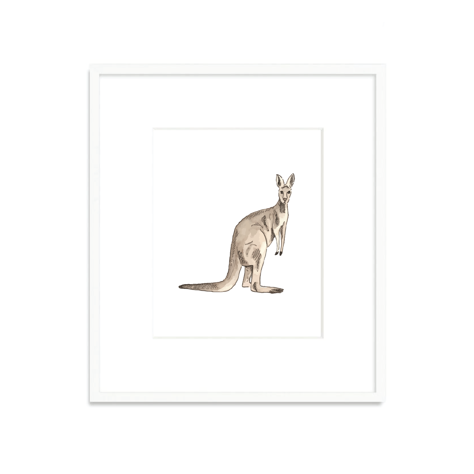 Kangaroo Print – Flower and Vine